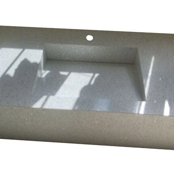 Lavatório Cuba Esculpida Branco Stellar 1,00x0,45 | Leroy Merlin