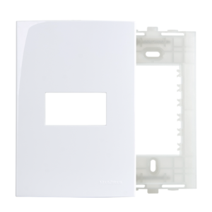 Linha Sleek Conj Placa 4x2 P/ 1 Módulo Horizontal 16026 | Leroy Merlin