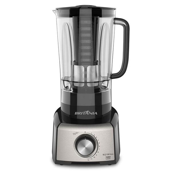 Liquidificador Britânia Blq1380p Pro Maxx 6 1200w 3l 12 Velocidades ...