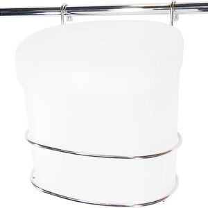 Lixeira Branca Com Suporte Aramado - Aço Inox | Leroy Merlin