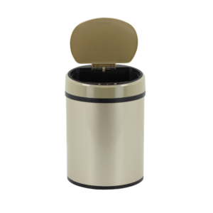 Lixeira Champagne Sensor Automática 8 Litros Guimmis.casa | Leroy Merlin