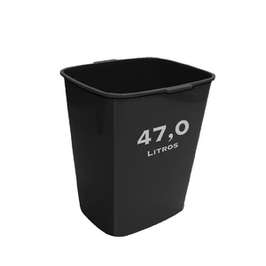 Lixeira Furacão Utilidades 3l Preta 47l | Leroy Merlin