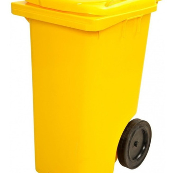 Lixeira Grande Contentor De Lixo Com Rodas 240 Litros Vm | Leroy Merlin