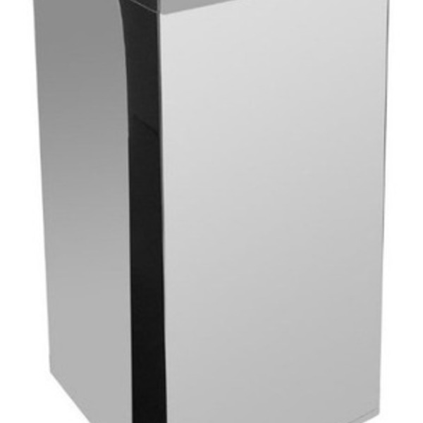 Lixeira Inox Quadrada Com Tampa Vaivem 36 Litros | Leroy Merlin