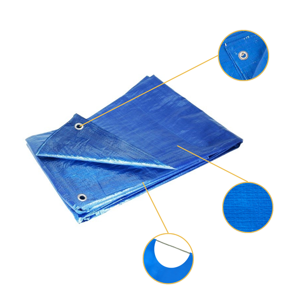 Lona Para Cobertura De Telhado Azul 4x3m 265 Micras | Black Friday ...