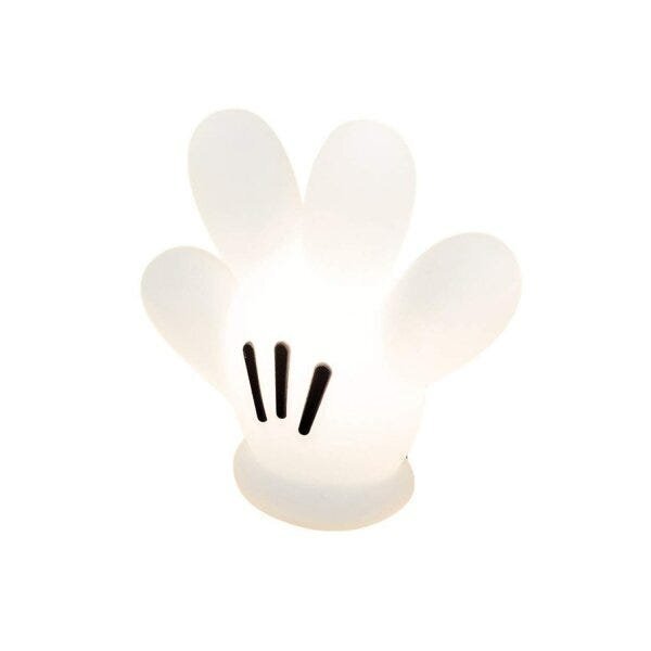 Luminária Abajur De Mesa Luva Mickey 3d Com Led Disney Natural | Leroy ...