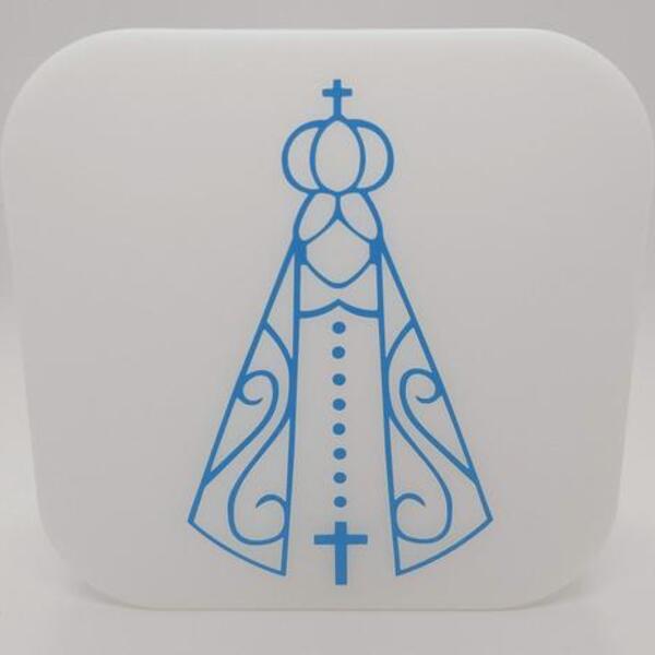 Luminária De Mesa Abajur Box Nossa Senhora 1e27 22 5x9cm Decor Fun ...