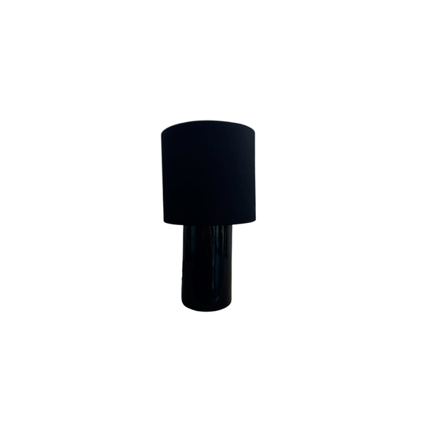 Luminaria De Mesa Abajur Cerâmica Preto 1e27 Ab613/pt Kin Light | Leroy ...