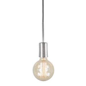 Luminária De Teto Abajur Pendente Cama Aluminío Quarto Prata | Leroy Merlin