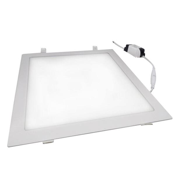 Luminária Led Plafon Embutir Espaçolux Quadrada Luz Branca 24w 6.500k ...