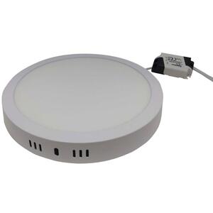 Luminária Led Plafon Sobrepor Espaçolux Redonda Luz Amarela 18w 3.000k ...
