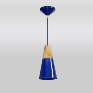 Luminaria Pendente Foss Metal E Madeira T926 Golden Art | Leroy Merlin