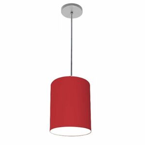 Luminária Pendente Vivare Free Lux Md-4102 Cúpula Em Tecido - Bordo ...