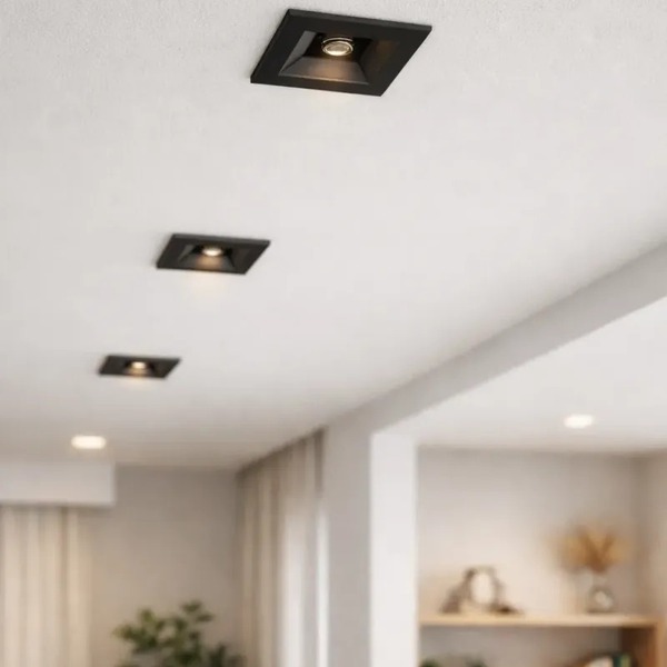 Luminaria Spot Led De Embutir 2w Pico 1 Foco 3000k Preto Mini Spot ...