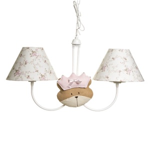 Lustre 2l Simples 2 Flores P Rosa Quarto Bebê Infantil | Leroy Merlin