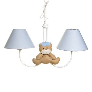 Lustre 3l Simples Com 3 Ursinhos De Boné Quarto Bebê Infantil | Leroy ...