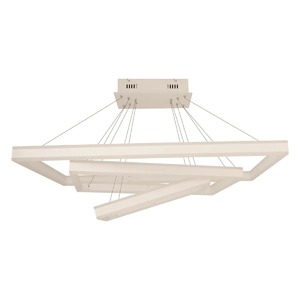 Lustre Moderno Pendente Led 230w Retangular 94x48cm | Leroy Merlin