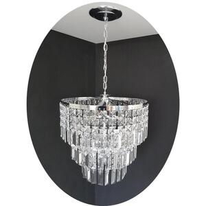 Lustre Pendente Cristal Acrílico Alto Brilho Ac32 | Leroy Merlin