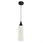 Lustre Pendente E27 Anne Vidro Leitoso 40w Cabo Ajustável 220/110v ...