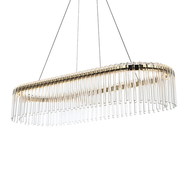 Lustre Pendente Nordecor Gouli On 2893 Ouro Brilho Led Bivolt | Leroy ...