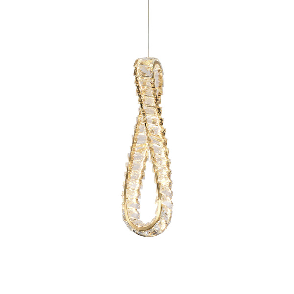 Lustre Pendente Nordecor Lezie In 2741 Ouro Brilho Led Bivolt | Leroy ...