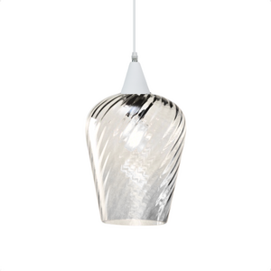 Lustre Pendente Taschibra Monalisa G Rigato Transparente E27 Bivolt ...