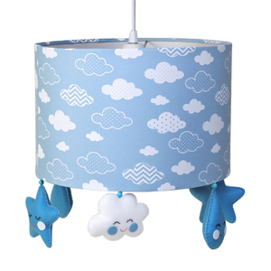 Lustre Tubular Duplo Azul Quarto Bebê Infantil | Leroy Merlin