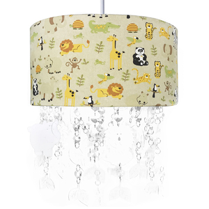 Lustre Tubular Cristais Safári Quarto Bebê Infantil | Leroy Merlin