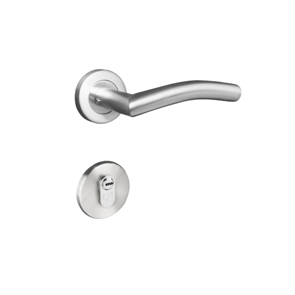 Maçaneta Porta De Madeira Com Roseta Para Cilindro Oval - Diversos ...