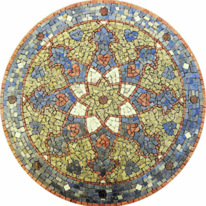 Mandala Indiana Piso Mosaico Noite Árabe - 120cm | Leroy Merlin