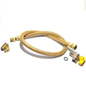 Mangueira Gás Encanado 1,20m 1/2 + Kit Instalação Cooktop | Leroy Merlin