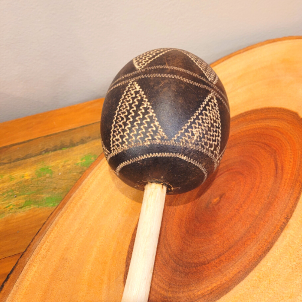 Maracá Indígena Etnia Tikuna Tam. G - 4 Modelos (valor Unitário) Mod. 2 ...