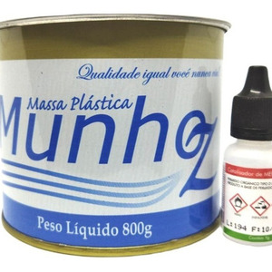 Massa Plástica 800g Branca - Munhoz | Leroy Merlin