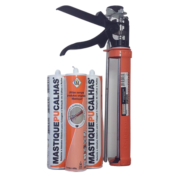 Mastique® Pu Calhas Original (kit 3 Tubos + Aplicador) | Leroy Merlin