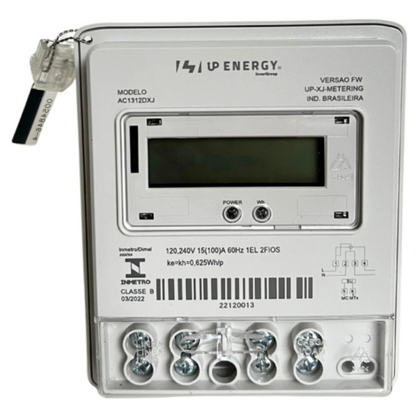 Medidor De Energia elétrica Monofásico F+n - Up Energy | Leroy Merlin