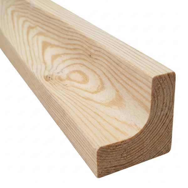 Meia Cana de Madeira Pinus Claro 2x2cm 1m Lega | Leroy Merlin
