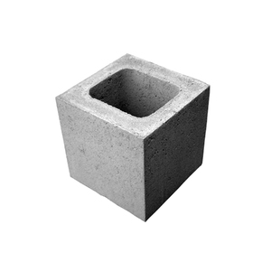 Meio Bloco 19x19x19cm Casa do Concreto | Leroy Merlin