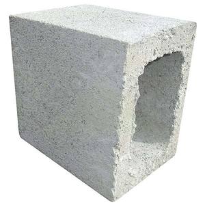 Meio bloco de Concreto Estrutural 14x19x19cm Haza | Leroy Merlin