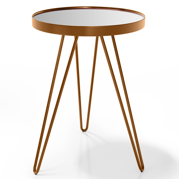 Mesa Apoio Lateral Carisma Aço Cobre - Salas | Leroy Merlin