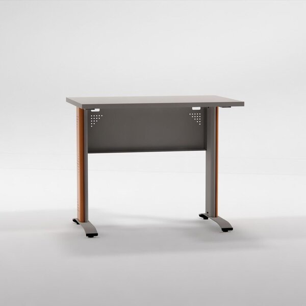 Mesa Auxiliar 90cm Aretto Pandin Cinza E Laranja Picasso | Leroy Merlin