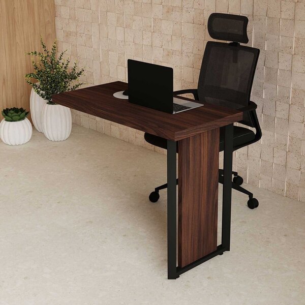 Mesa Auxiliar Escritório 71,5x120cm De Acoplar Direita E Esquerda Pés ...