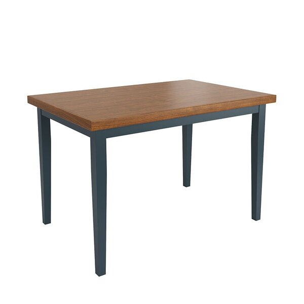 Mesa Colors Em Madeira Maciça Retangular 4 Lugares - 120 X 80cm Azul ...