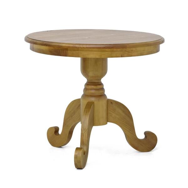 Mesa De Canto Redonda 90x90cm Em Madeira Troia - Iaza Móveis | Leroy Merlin