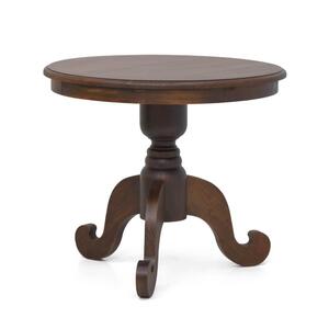 Mesa De Canto Redonda 90x90cm Em Madeira Troia - Iaza Móveis | Leroy Merlin