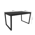 Mesa De Jantar 135x90cm Estilo Industrial Concept Cabecasa ...