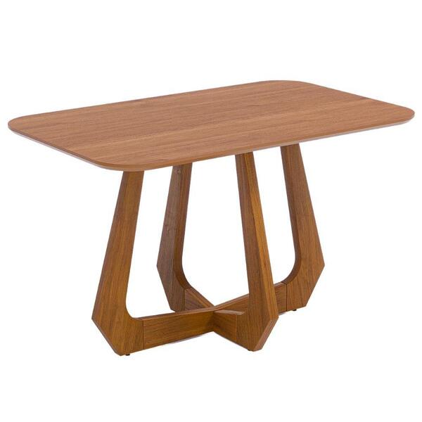 Mesa De Jantar 4 Lugares Tampo Mdf 130x80 Cm 21160 Natuem | Leroy Merlin