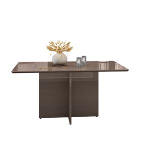 Mesa De Jantar 6 Lugares Tampo Em Vidro E Mdf 160cm Lisboa Casa D Cinza ...