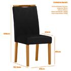 Mesa De Jantar Ambiente Anitta 90x90 Cm Com Vidro Ype Preto E 4 ...