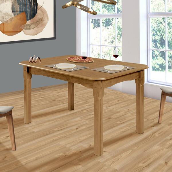 Mesa De Jantar Pequena Canela Rústico Imperial Art Panta 120 X 90 ...