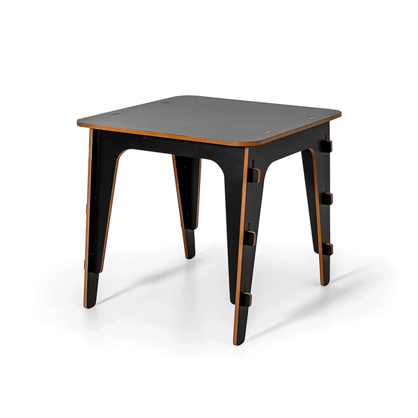 Mesa De Jantar Quadrada 4 Lugares De Encaixe Montagem Sem Parafusos ...